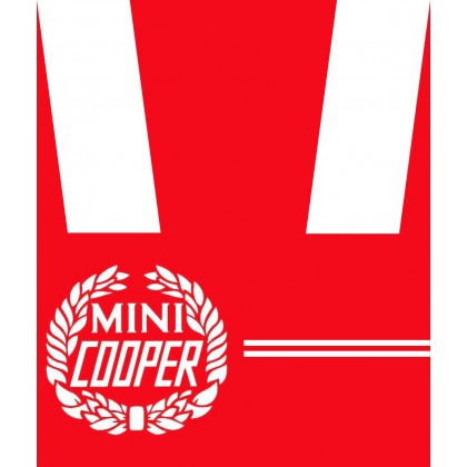KIT DECAL ROVER MINI COOPER BIANCO